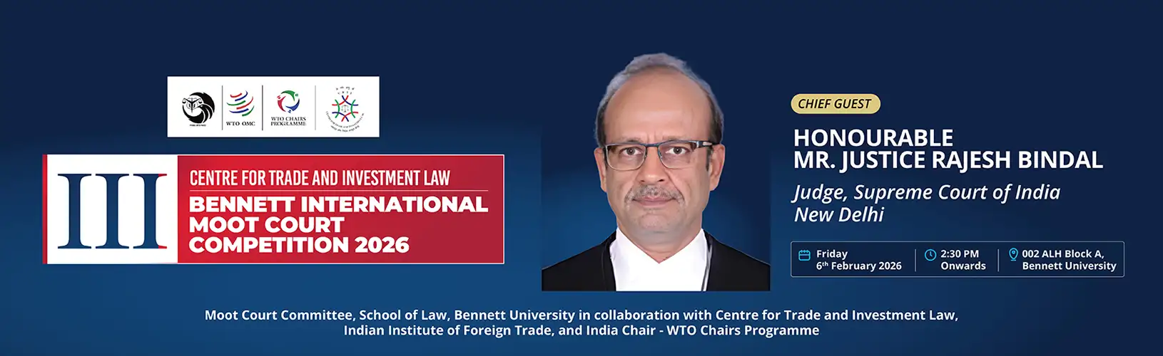 III CTIL International Moot Court Competition 2026 | Bennett University
